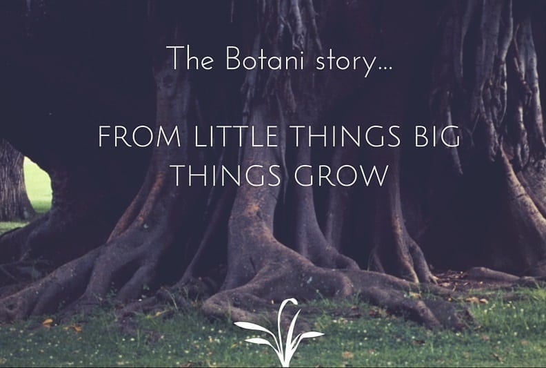 Botani's Story: From Little Things Big Things Grow